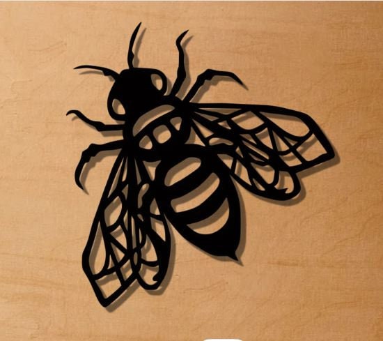 Bee Svg Dxf Files , Laser Cutting , Bee , Honey , Wall , Art , Decor ...
