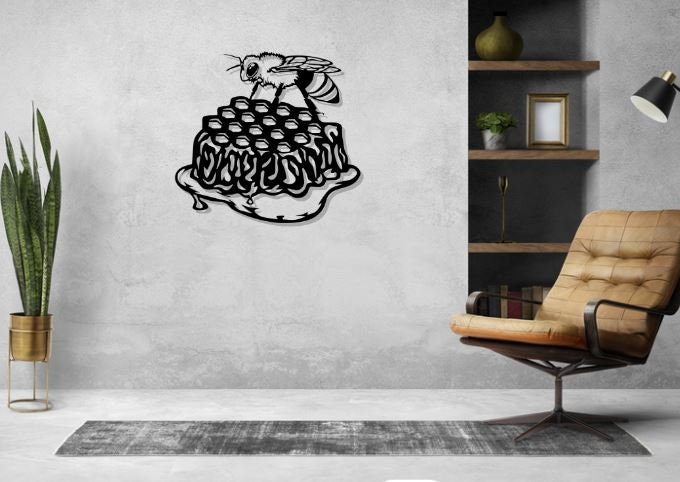 Honey Svg Dxf Png Files , Laser Cut File , Bee , Honeycomb , Cricut ...