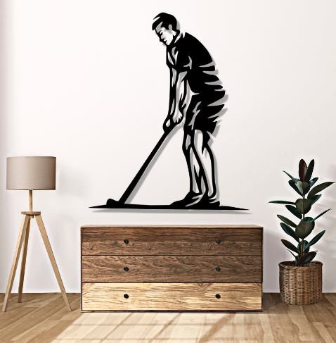Golf Svg Dxf Png Files , Laser Cut File , Golfer , Sport , Stick , Ball ...