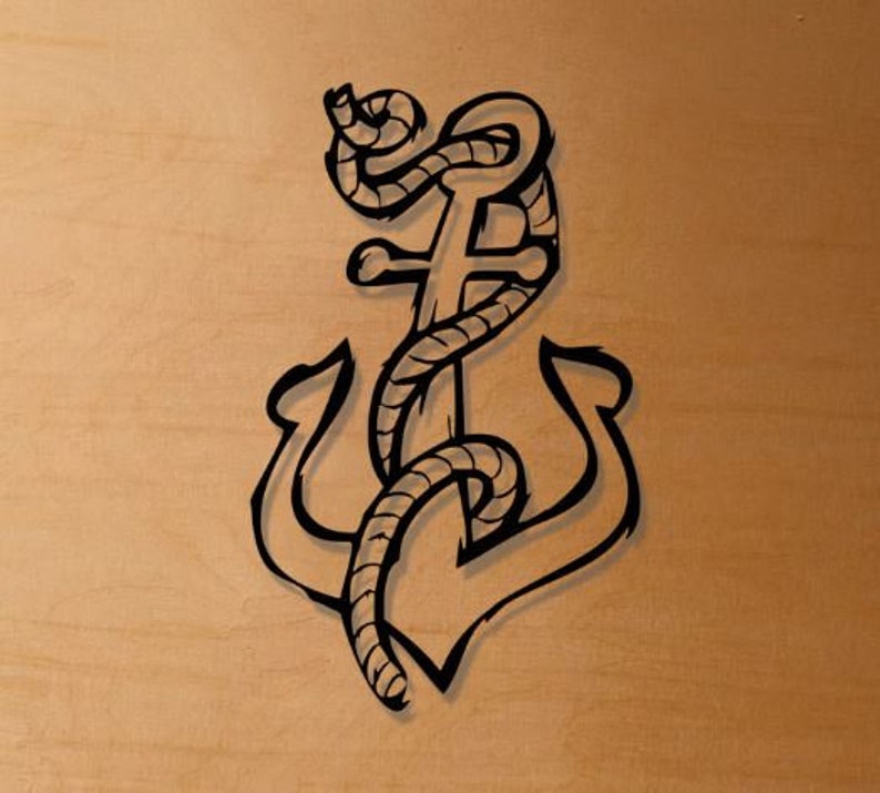 Anchor Svg Dxf Files , Laser Cutting , Sailing , Sailor , Wall Decor or ...