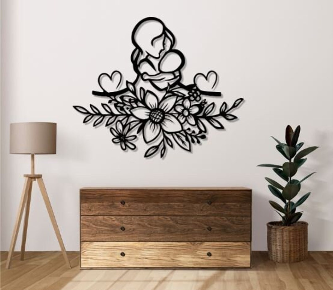 Mom Svg Dxf Png Files , Laser Cut File I Glowforge Files , Mom Baby ...