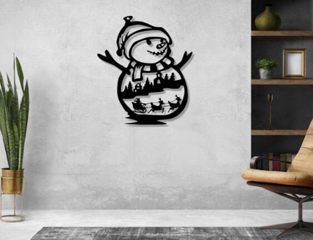 Mr Snowman Svg Dxf Files , Laser Cutting Snow Winter Noel Christmas ...