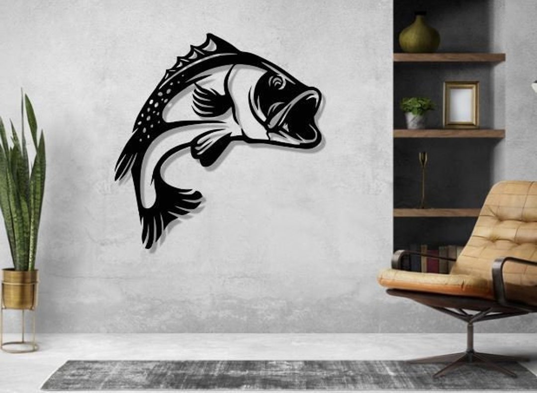 Fish Svg Dxf Png Files , Laser Cut File , Fisher , Fishing Fisherman ...