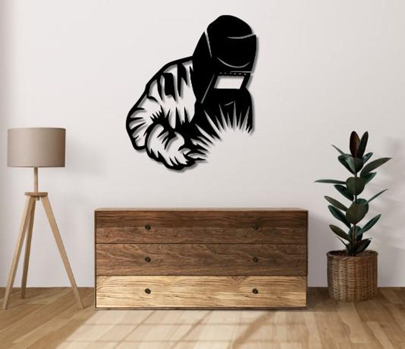 Welder Torch Svg Dxf Files Laser Cut Wall Art Cut File Weld Welding for ...