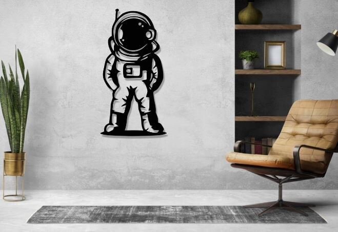 Astronaut Svg Dxf Files Laser Cutting Space Ufo Alien - Etsy
