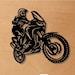 Motorcycle Svg Dxf Png Files Laser Cut File Motorcross - Etsy