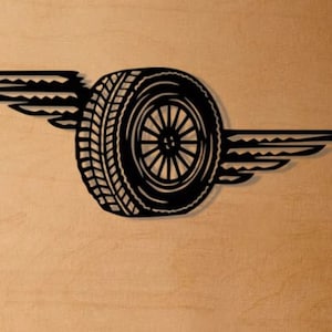 Tire Svg Dxf Files , Laser Cut File , Wheel Wing Car Truck 4x4 off Road ...