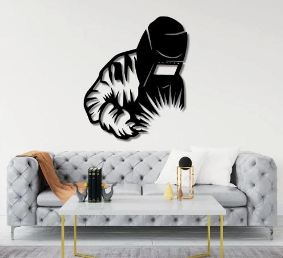 Welder Torch Svg Dxf Files Laser Cut Wall Art Cut File Weld Welding for ...