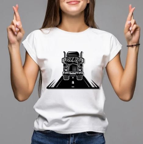 Big Truck Svg Dxf Png Files Laser Cut File Lorry Long Vehicle Heavy ...