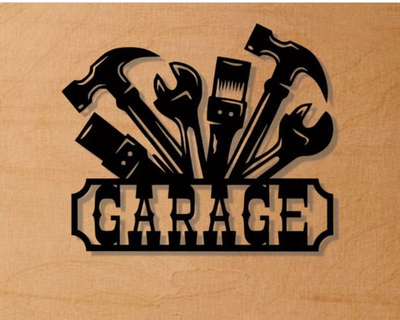 Garage Sign Svg Dxf Png Files , Laser Cut File , Garage Repair ...