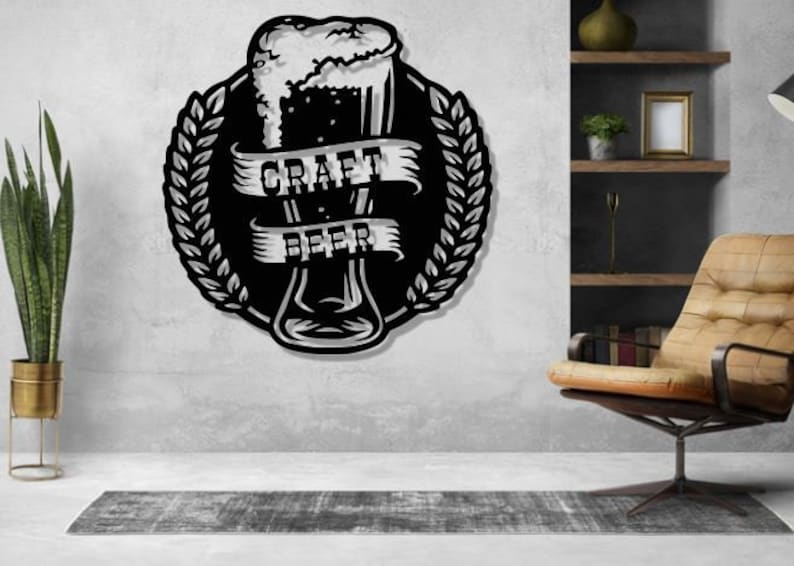 Craft Beer Svg Dxf Png Files Laser Cut File Beer Glass - Etsy