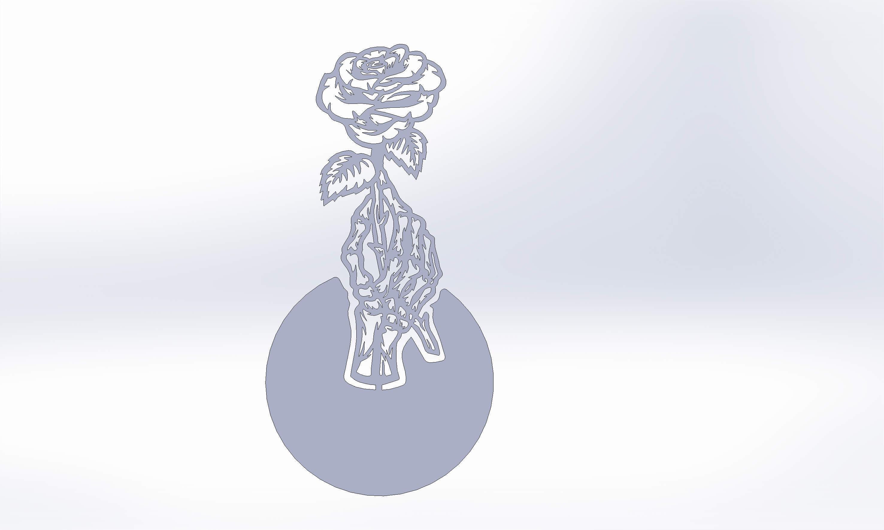 Metal Rose Dxf Svg Files for Cnc Laser Plasma Cutting - Etsy