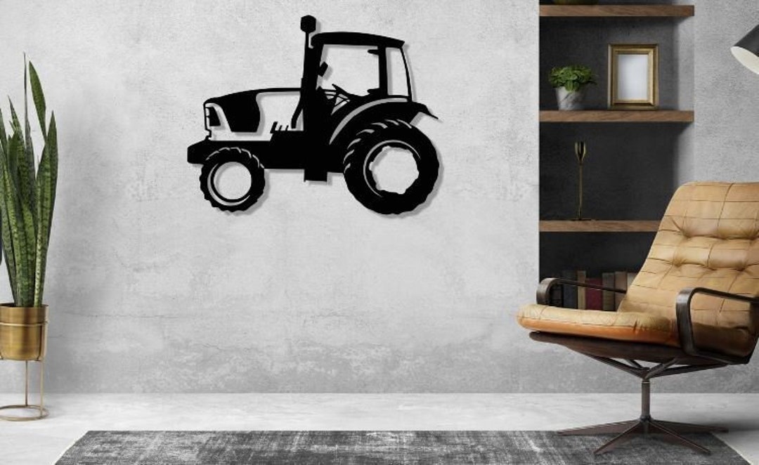 Tractor Svg Dxf Files , Laser Cutting Farm Farmer Tractor Rural Crop ...