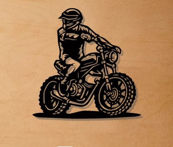 Motorcross Svg Dxf Png Files , Laser Cut File , Motorcycle Motorcross ...