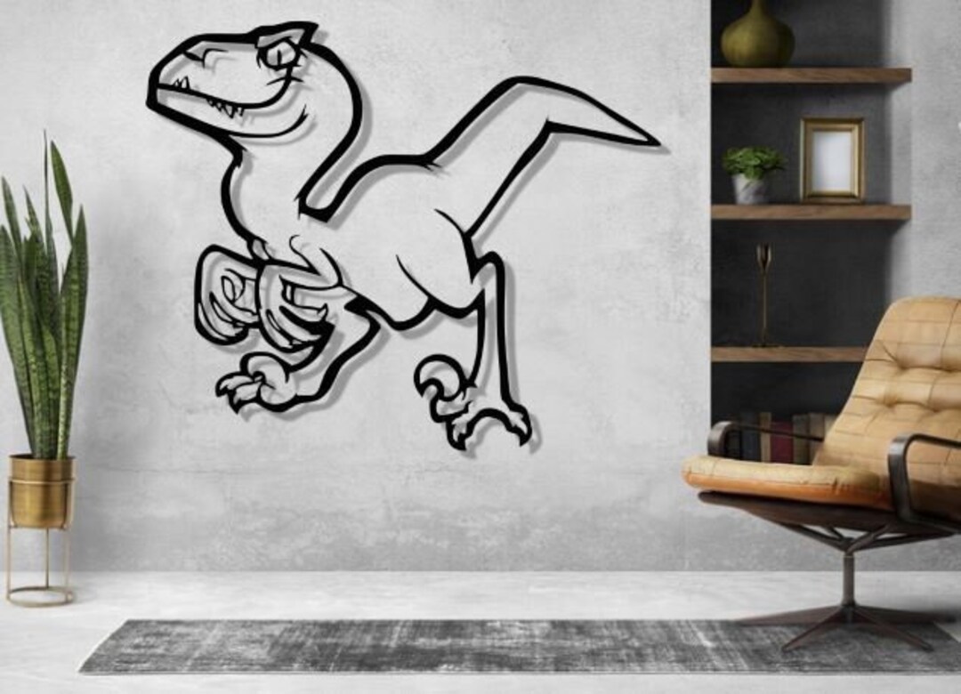 Dinosaur Svg Dxf Png Files , Dinosaur Laser Cut File , Wall Art Cut ...