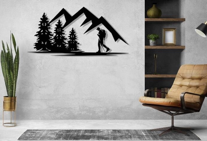 Climber Svg Dxf Png Files , Laser Cut File , Climb Nature Trees Forest ...