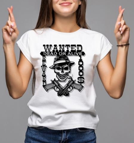Wanted Svg Dxf Png Files Laser Cutting File Skull Gangster - Etsy
