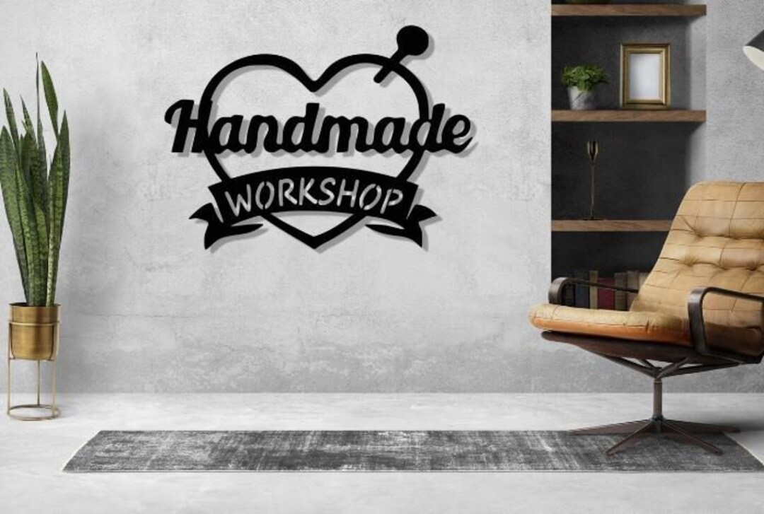 Hanmade Svg Dxf Files , Laser Cutting , Handmade , Workshop Wall Decor ...