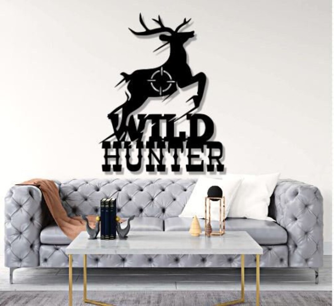 Hunter Svg Dxf Png Files , Laser Cut File , Deer , Target , Hunter Text ...