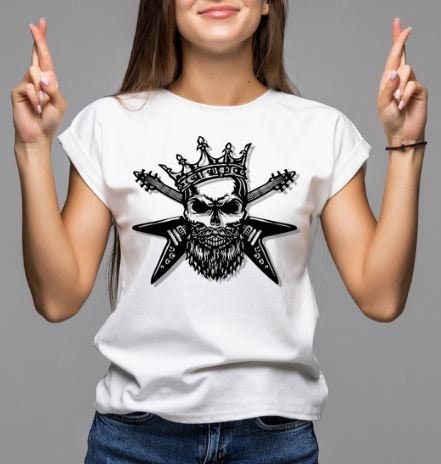Rock N Roll Svg Dxf Png Files , Laser Cut File , Rock , Music , Electro ...
