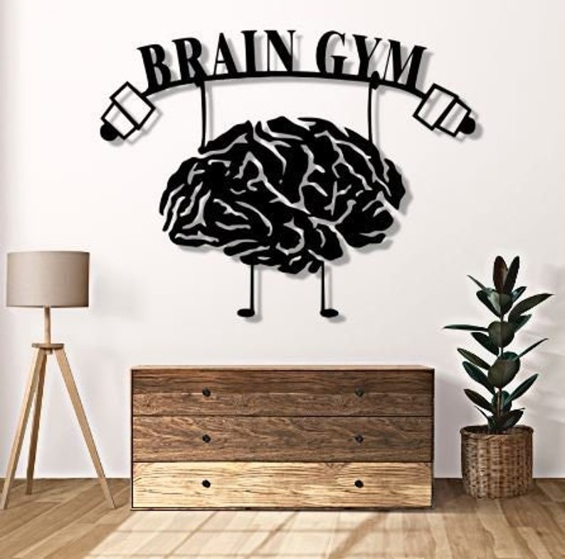 Brain Svg Dxf Png Files , Laser Cut File , Brain , Gym , Wall Art for ...