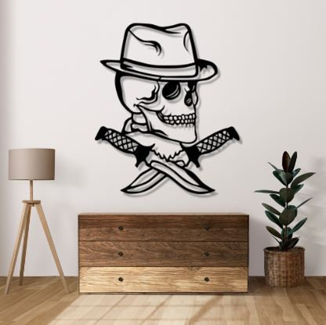Mafia Svg Dxf Png Files , Laser Cut File , Skull , Scary , Mafia ...