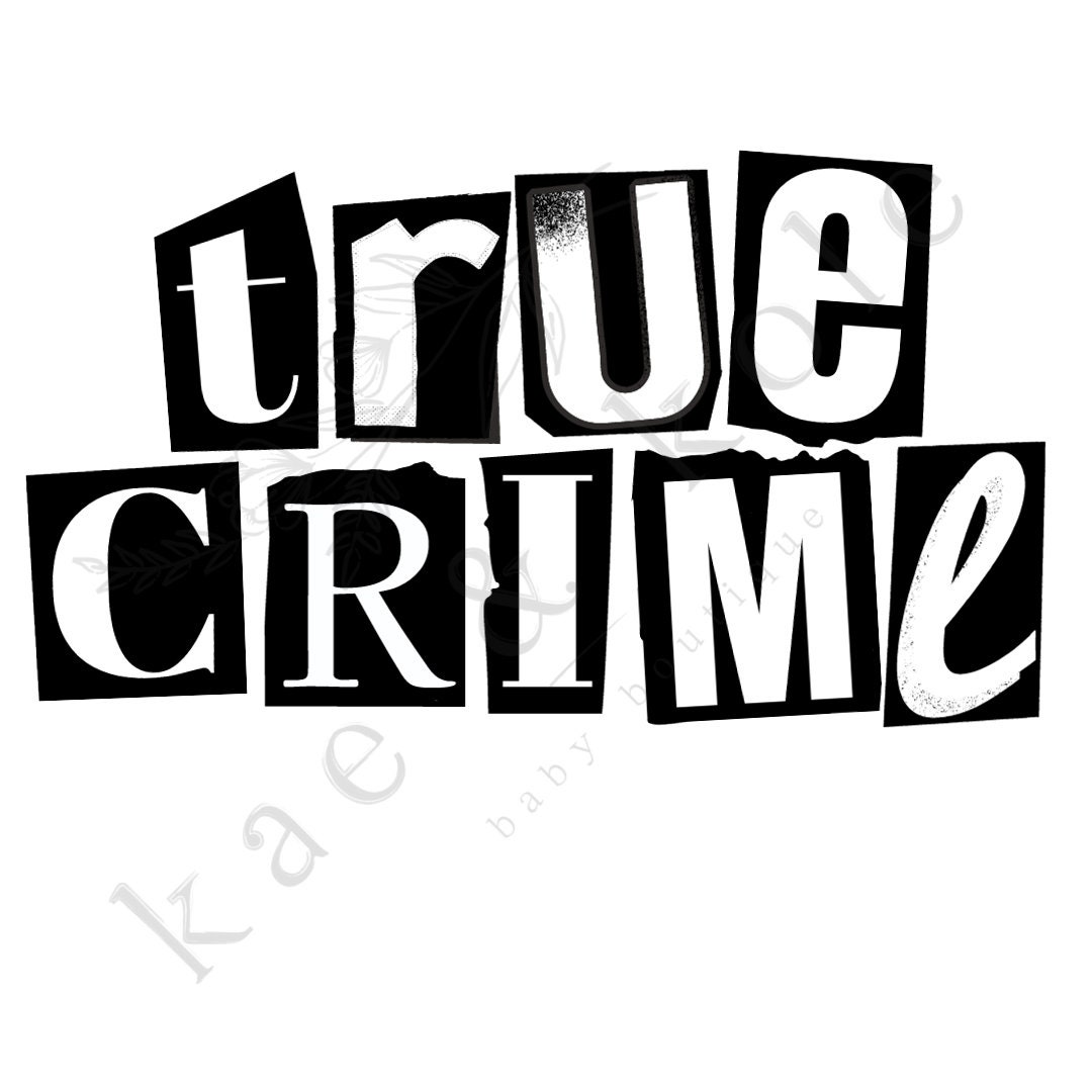 True Crime SVG Magazine Letters PNG - Instant Download - Etsy