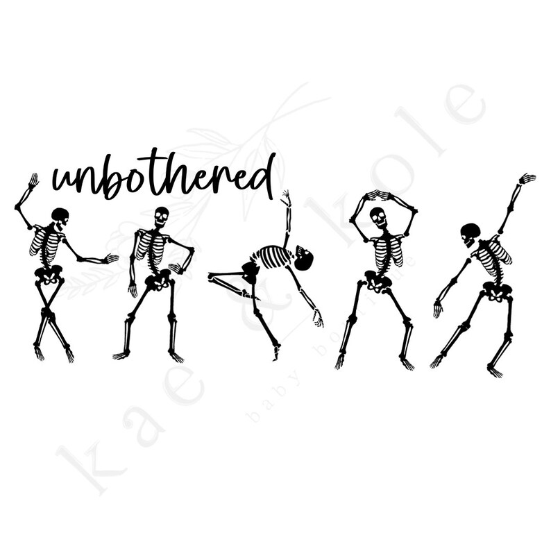 Skeleton Line SVG Halloween PNG - Instant Download - Unbothered - Etsy