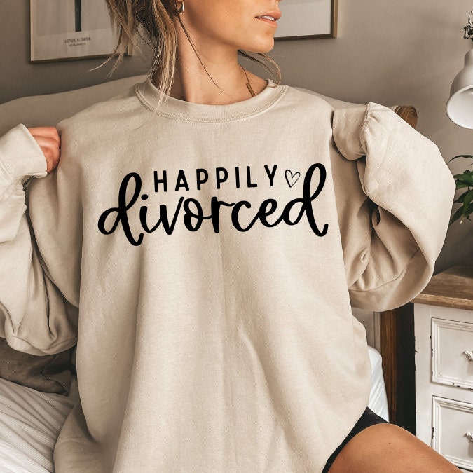Happily Divorced Svg Png Instant Download Funny Shirt Etsy