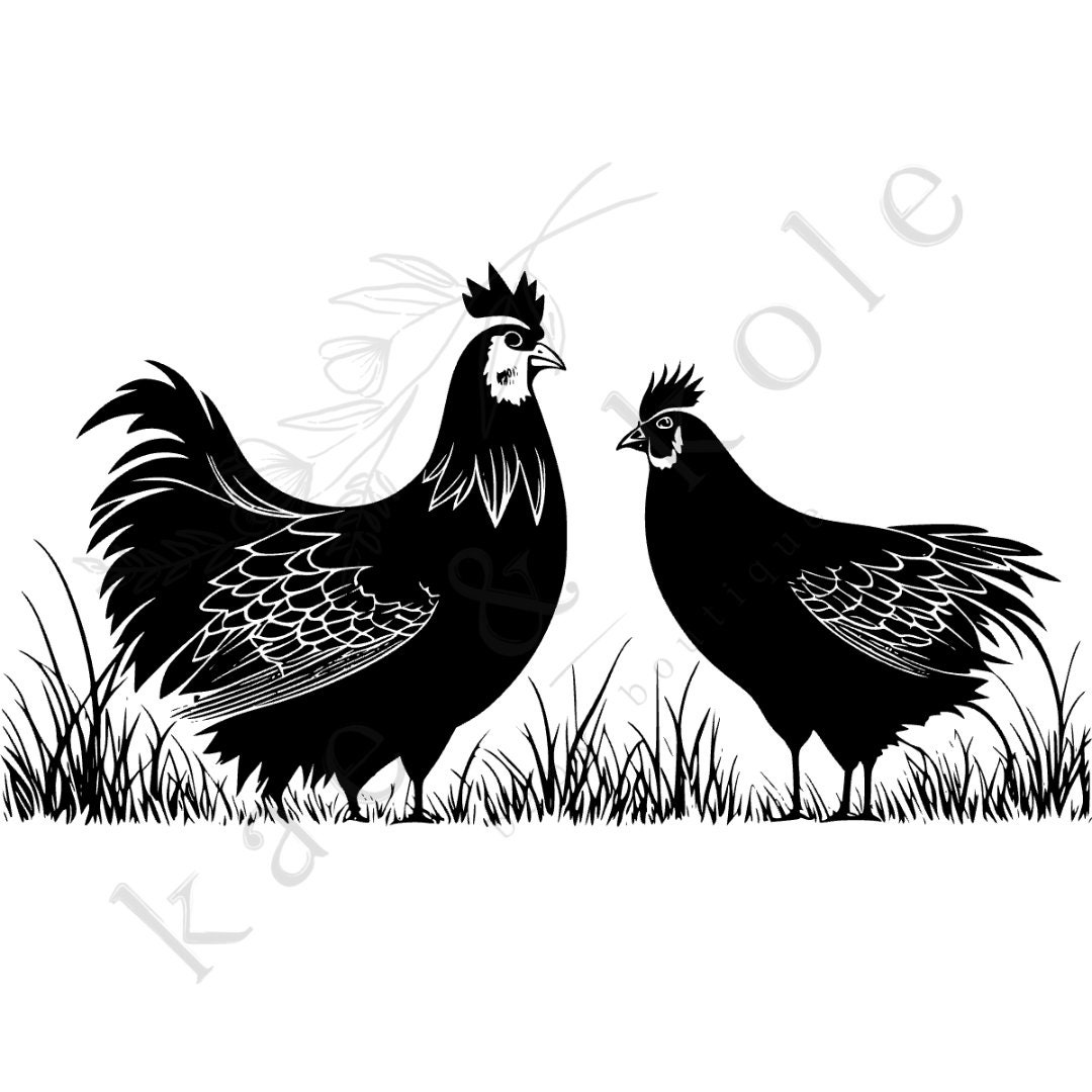 Chickens Grazing SVG Farm PNG - Instant Download - Farmers Market - Etsy