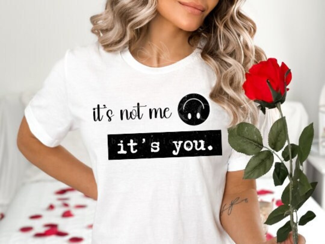 Its Not Me SVG PNG - Instant Download - Cursive Font - Sarcasm - Funny ...