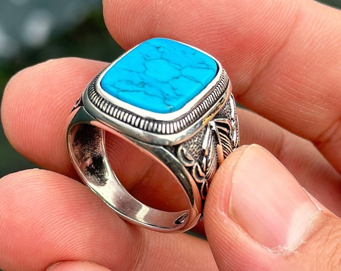 Genuine Multicolor, Fire Opal, Turquoise Inlay 925 Sterling Silver ...