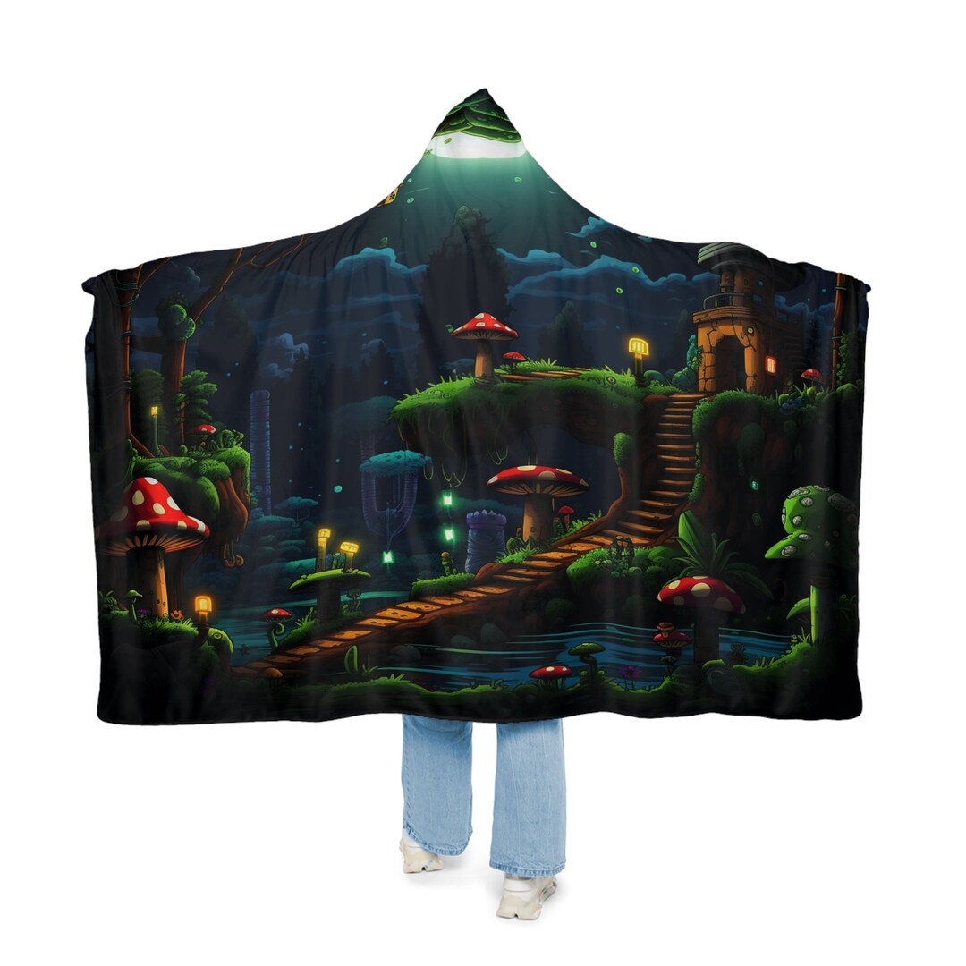 Retro Gamer Wrap | Snuggle Blanket | Gamer Gift | Unique Christmas Gift ...