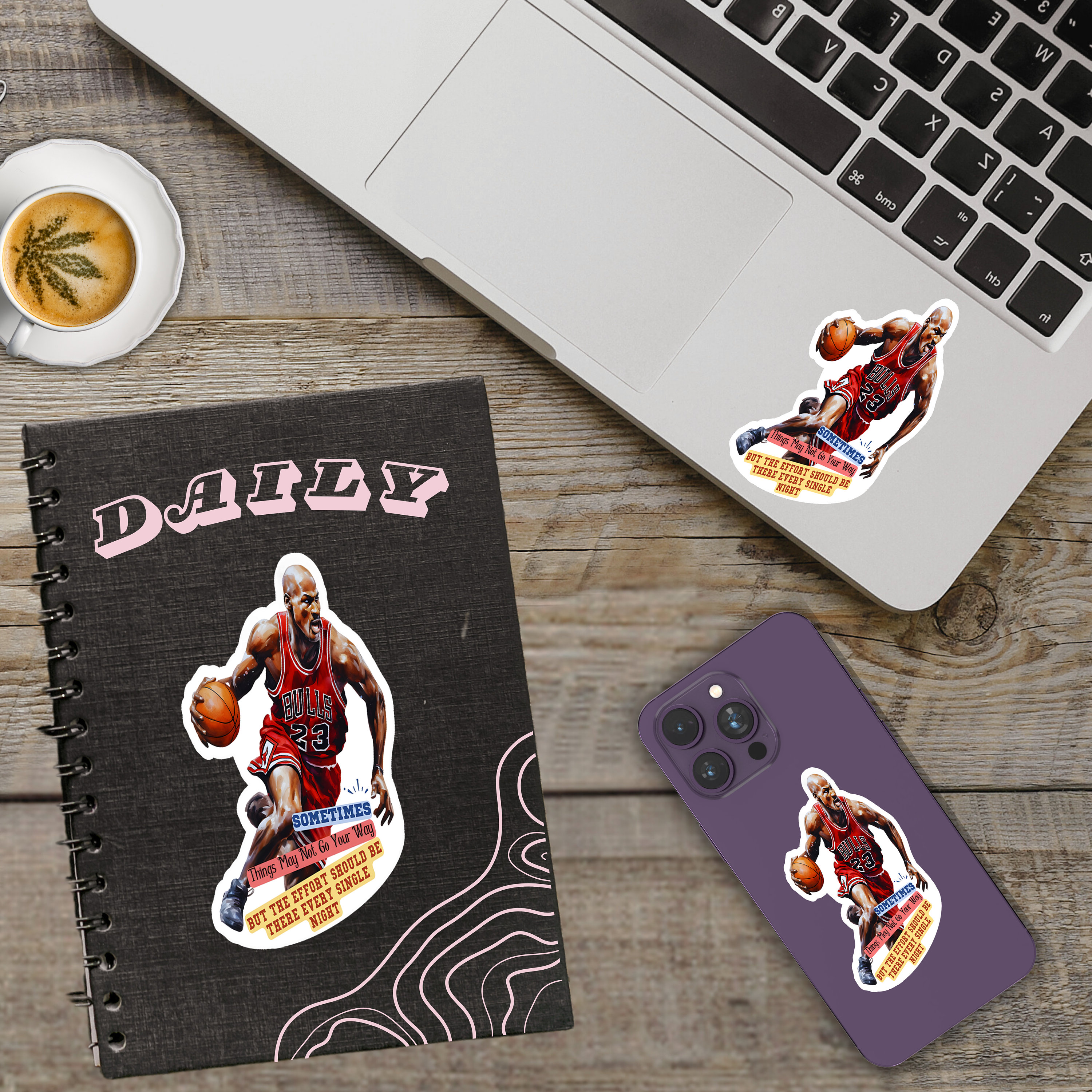 Michael Jordan Sticker Michael Jordan Decal Motivational - Etsy