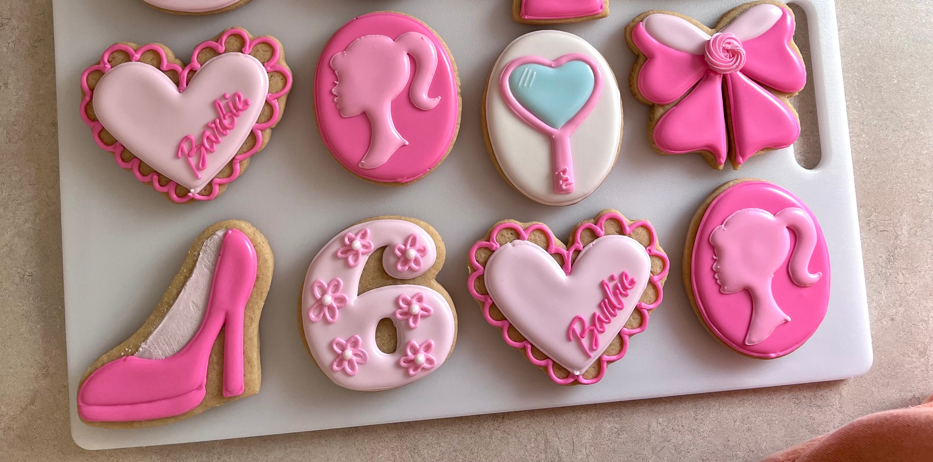 Barbie Birthday Cookies - Etsy
