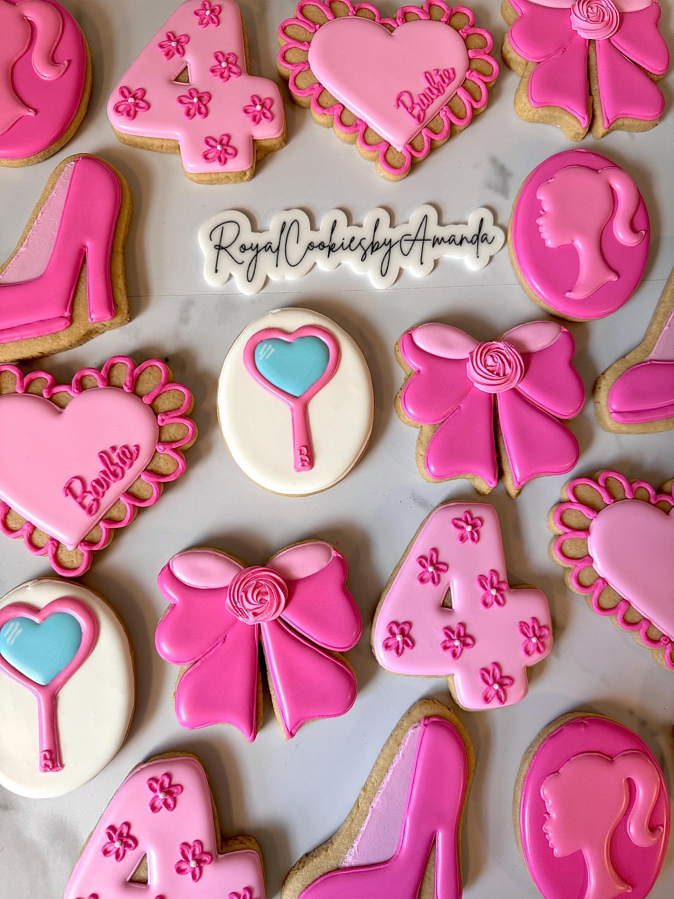 Barbie Birthday Cookies - Etsy