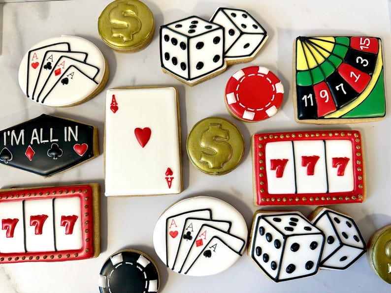Casino I Vegas Themed Cookies - Etsy