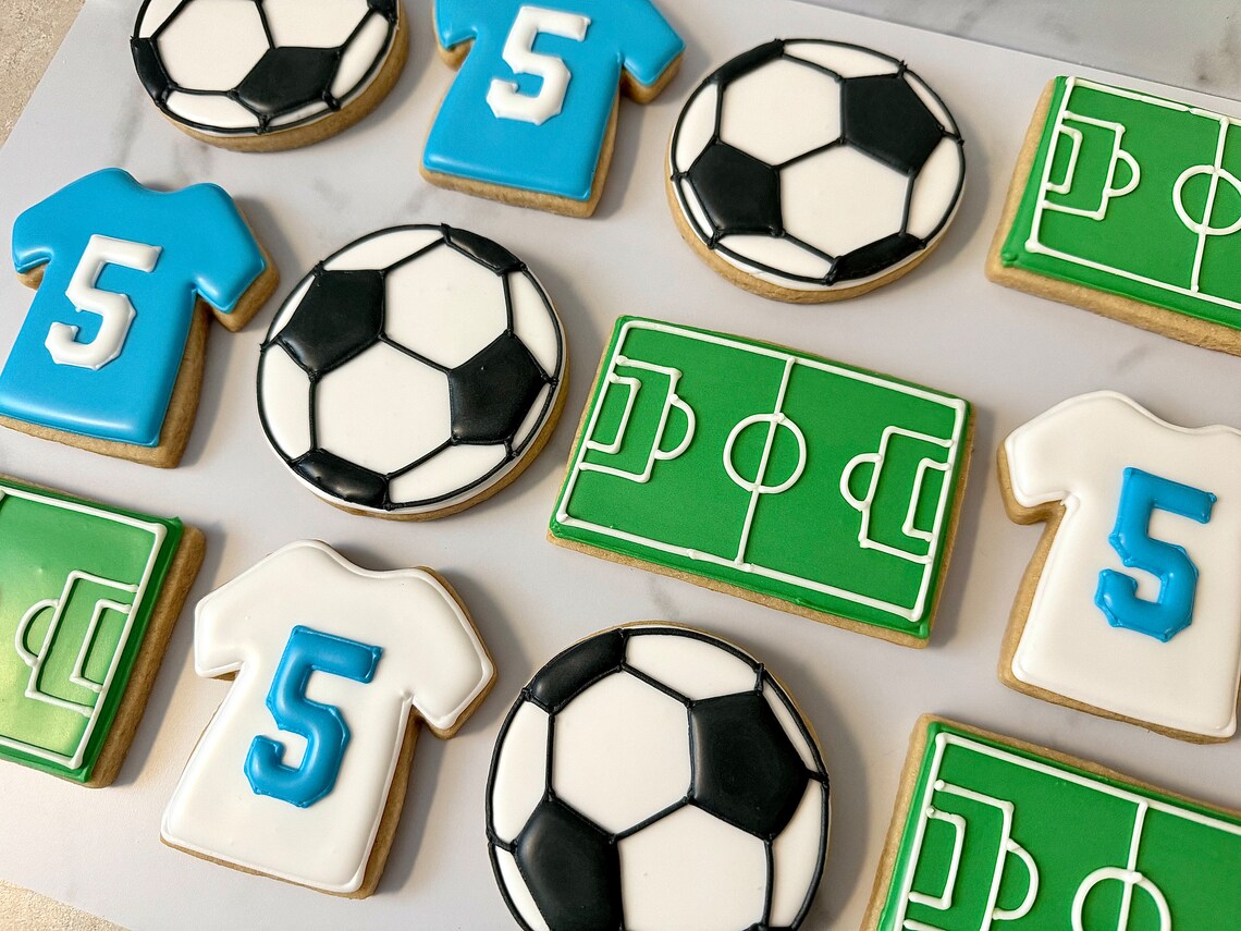 Soccer Cookies - Etsy