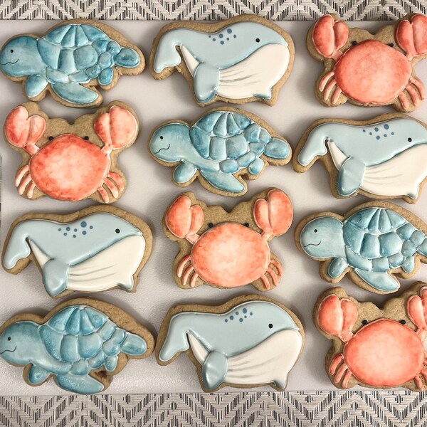 Under the Sea Cookie - Etsy