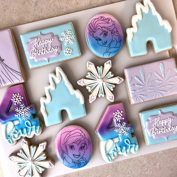 Frozen Cookies - Etsy