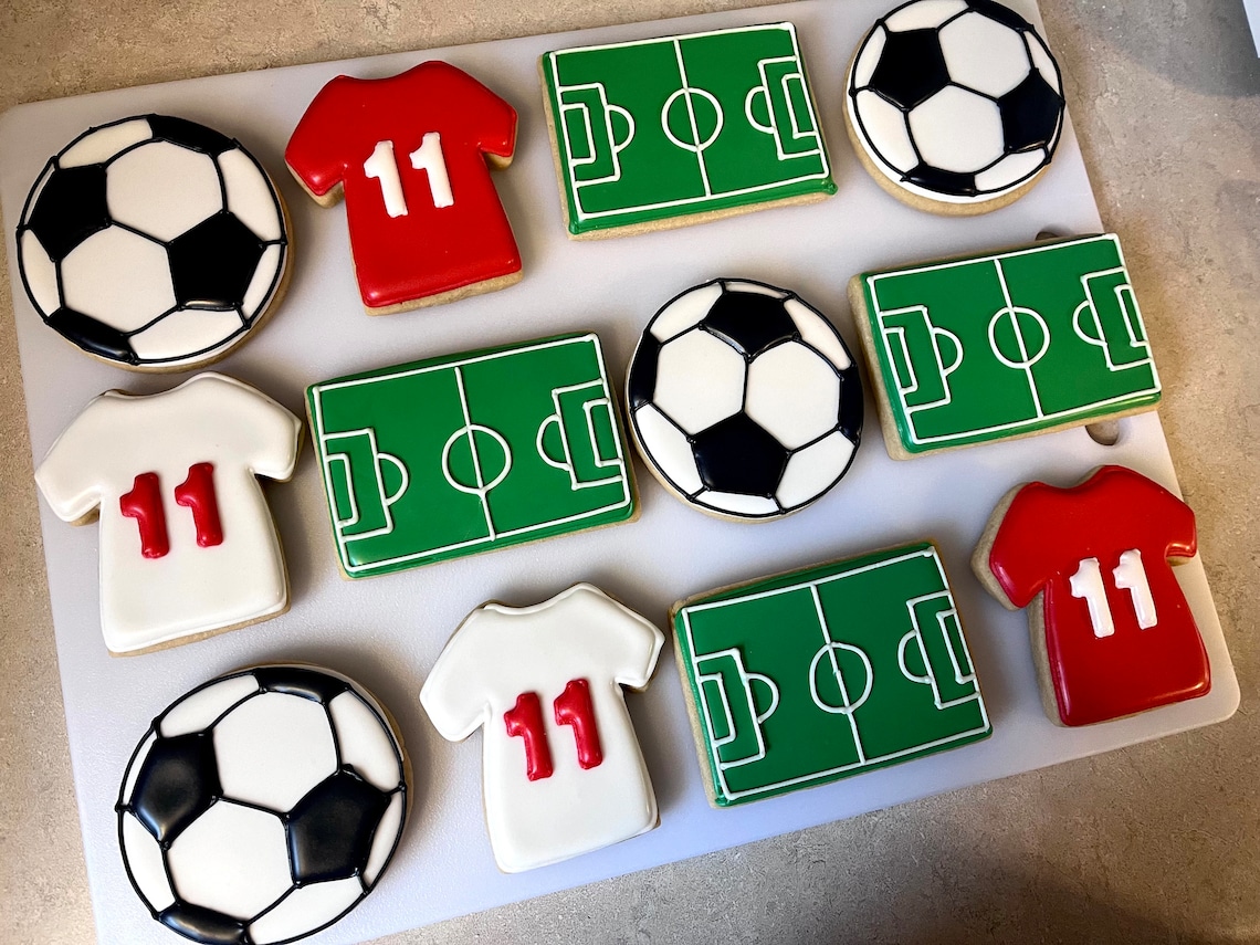 Soccer Cookies - Etsy