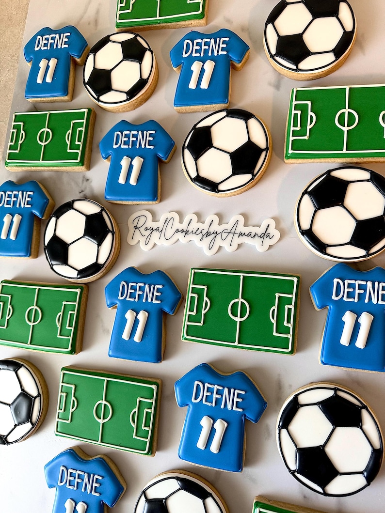 Soccer Cookies - Etsy