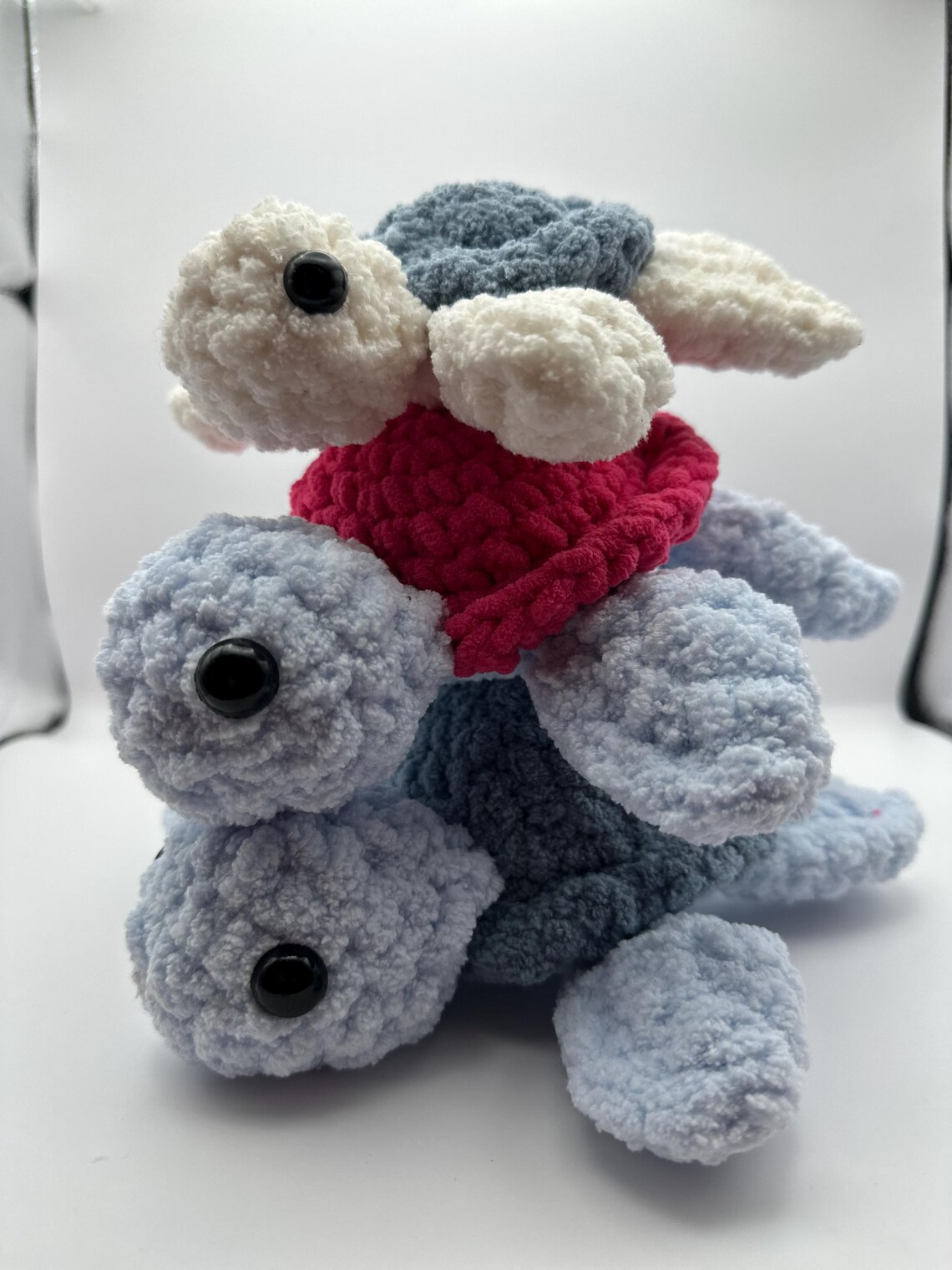Crochet Blue Baby Turtle - Etsy