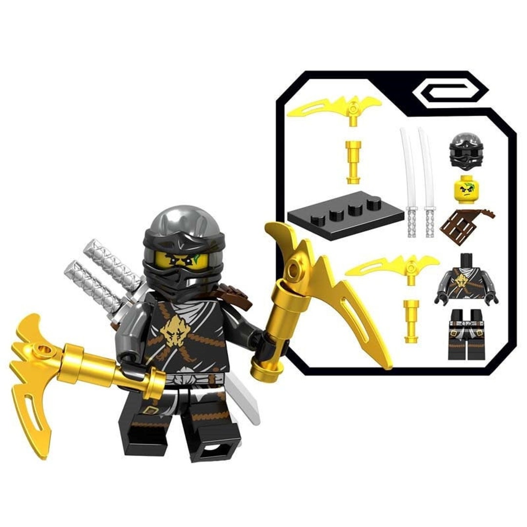 Cole 2 Custom Ninjago Minifigure - Etsy