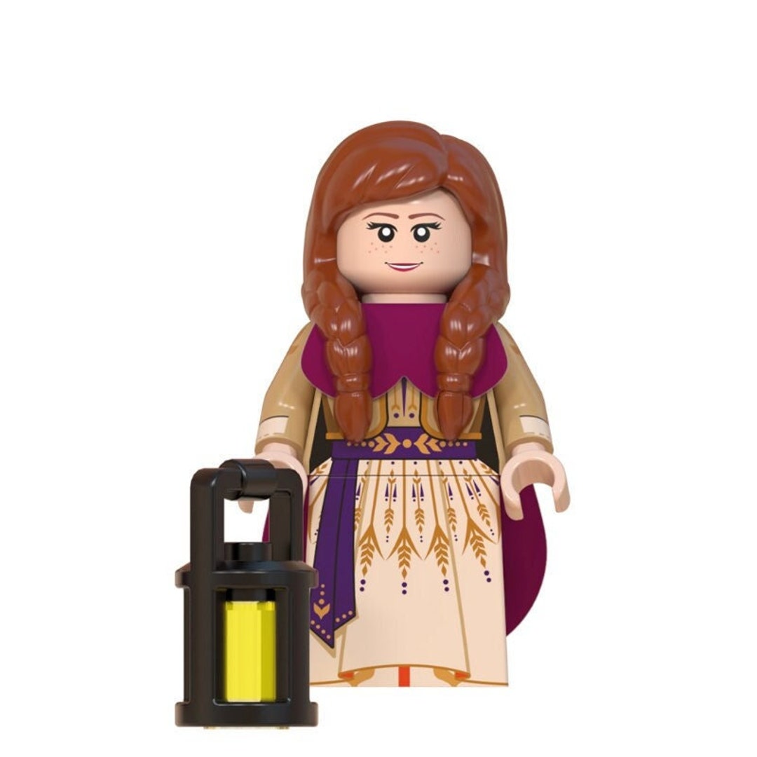 Anna light Custom Disney Princesses Minifigure - Etsy