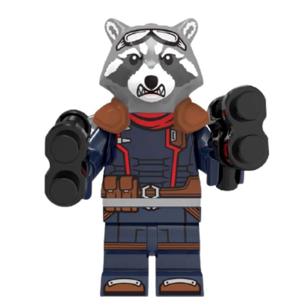 Rocket 5 Custom Marvel Minifigure Avengers Infinity War End - Etsy