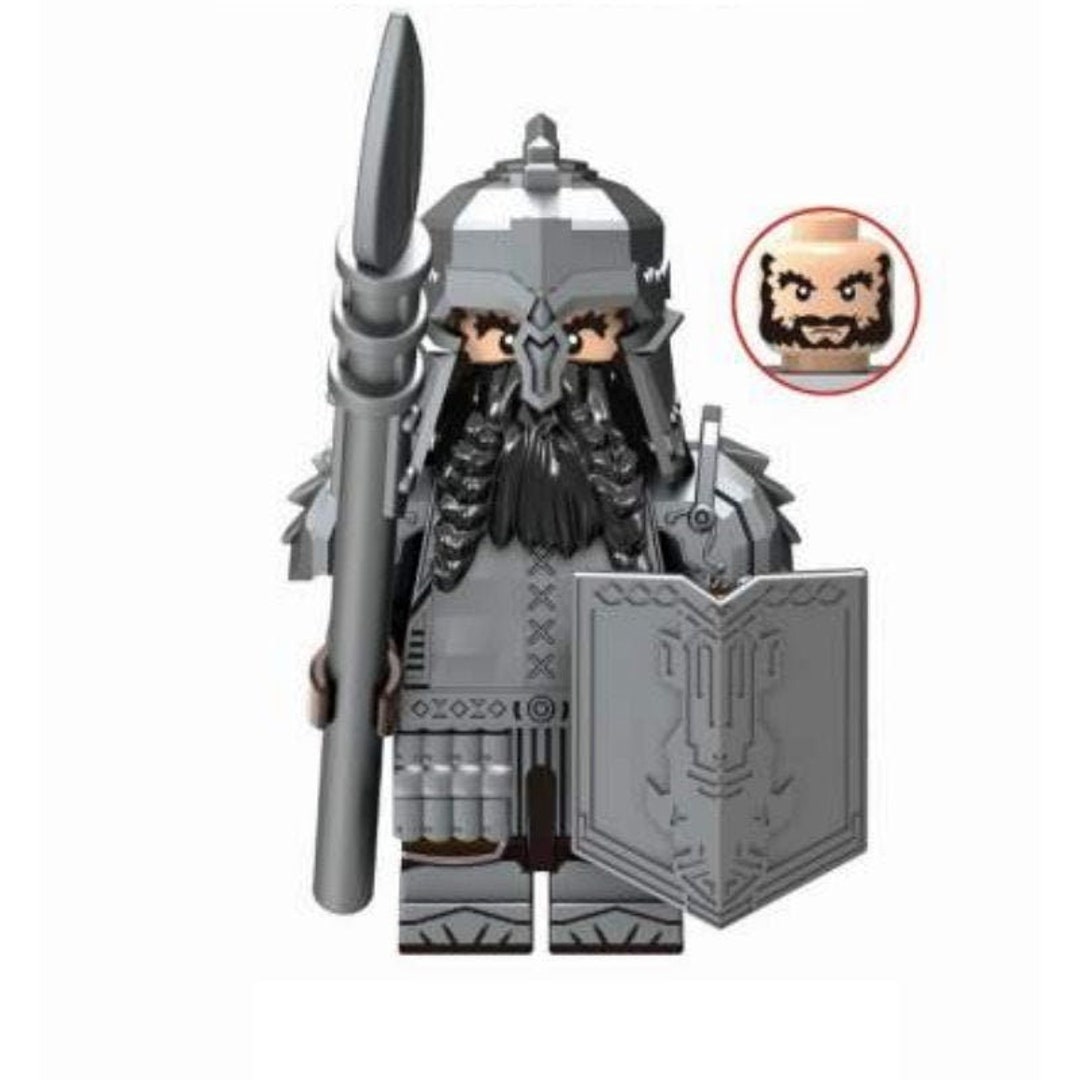 Dwarf Soldier 1 Custom Lord of the Rings Minifigure the - Etsy