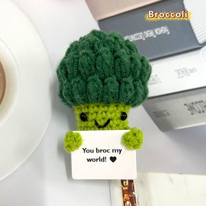 Positive Potato/broccoli and Flower Plant,desk Decor,gift for Friend ...