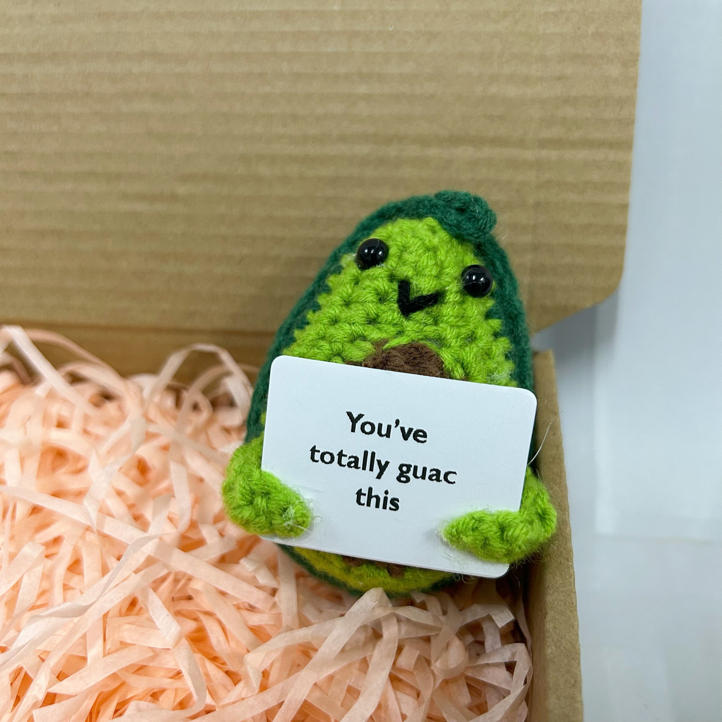 Bulk Sales Crochet Positive Avocado,you've Totally Guac This Gift, Gift ...