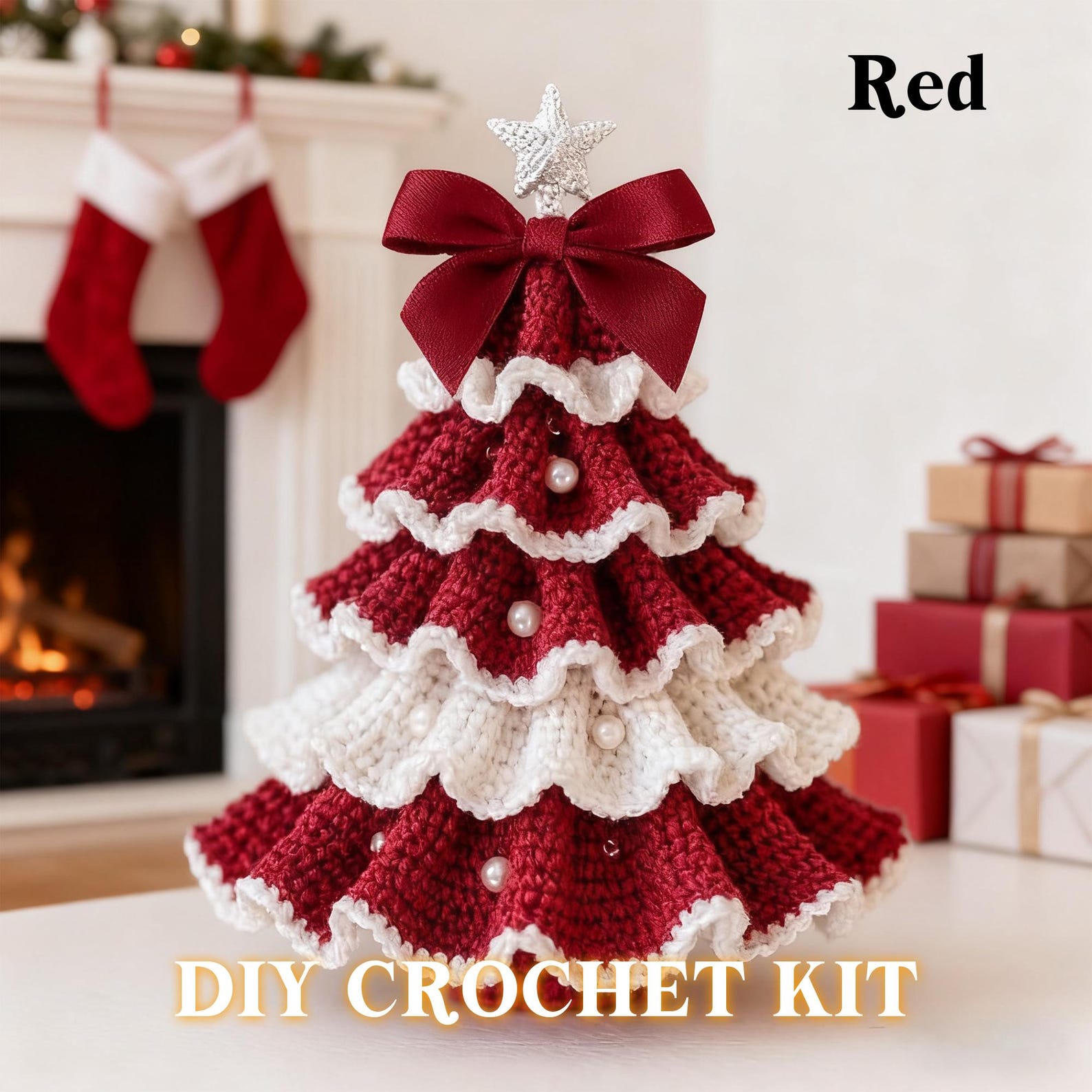 DIY Christmas Tree Crochet Kit, Tutorial Pattern - Etsy